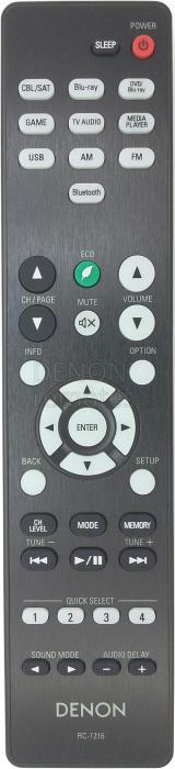 Original remote control RC-1216